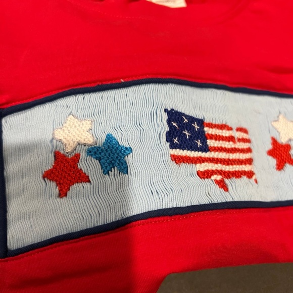 Shirts & Tops | American Flag Smocked Shirt Southern Smocks | Poshmark
